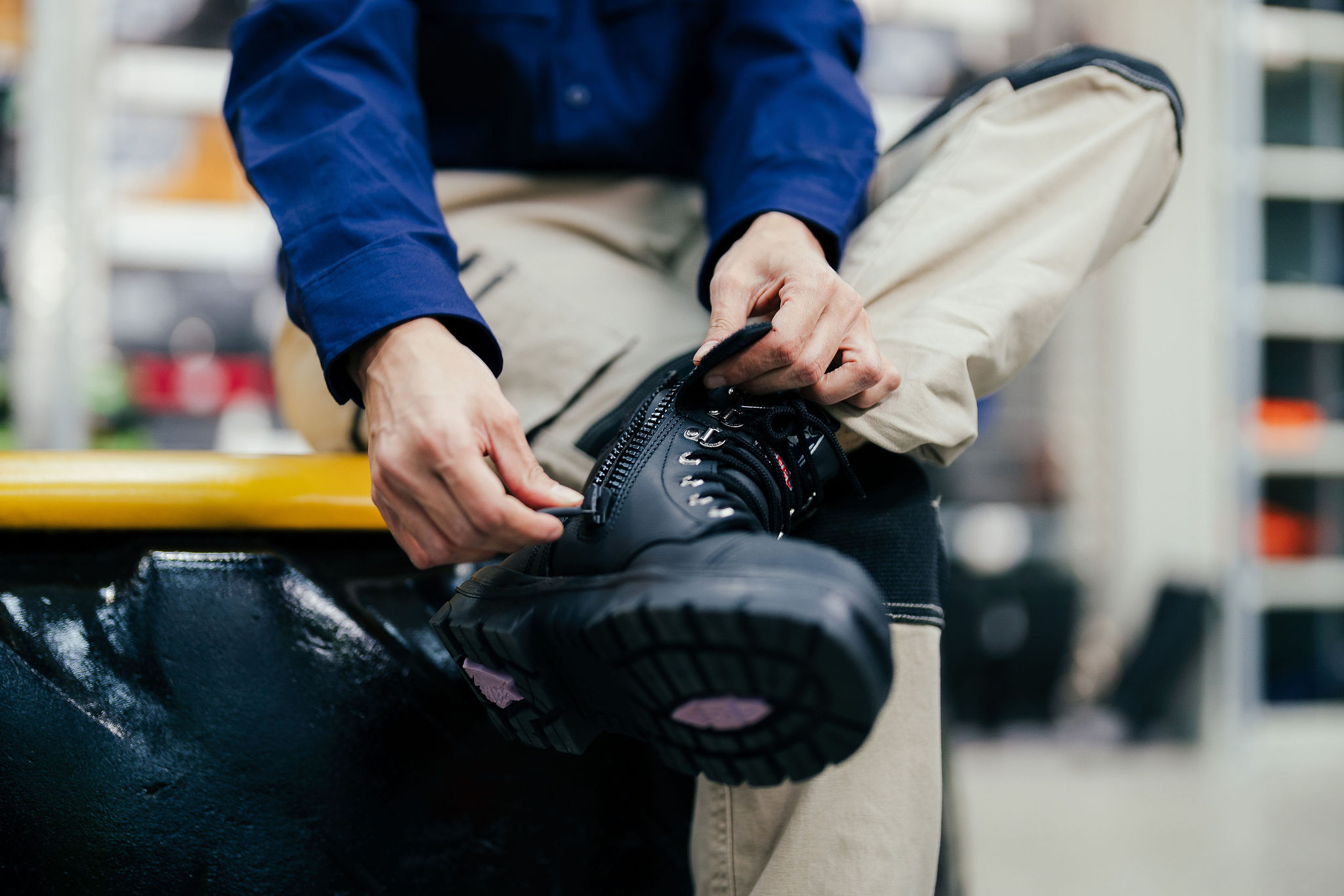 Zip it good: Why tradies love our zipped work boots | Steel Blue